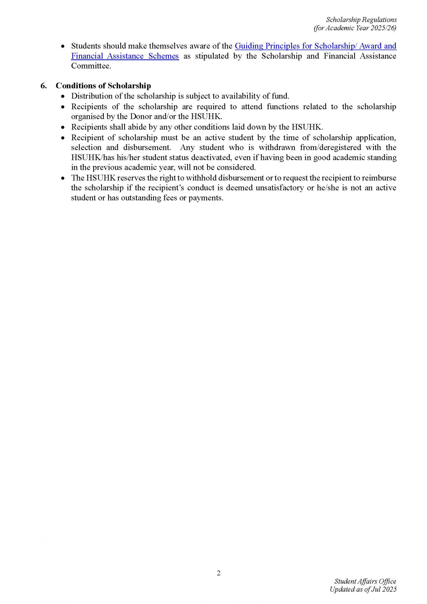 Entrance Scholarship for BA-CCI Year 1 Local Students – School of ...